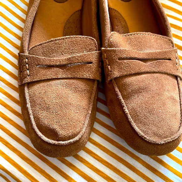 Merona | Shoes | Merona Brown Suede Moccasin Style Penny Loafer | Poshmark